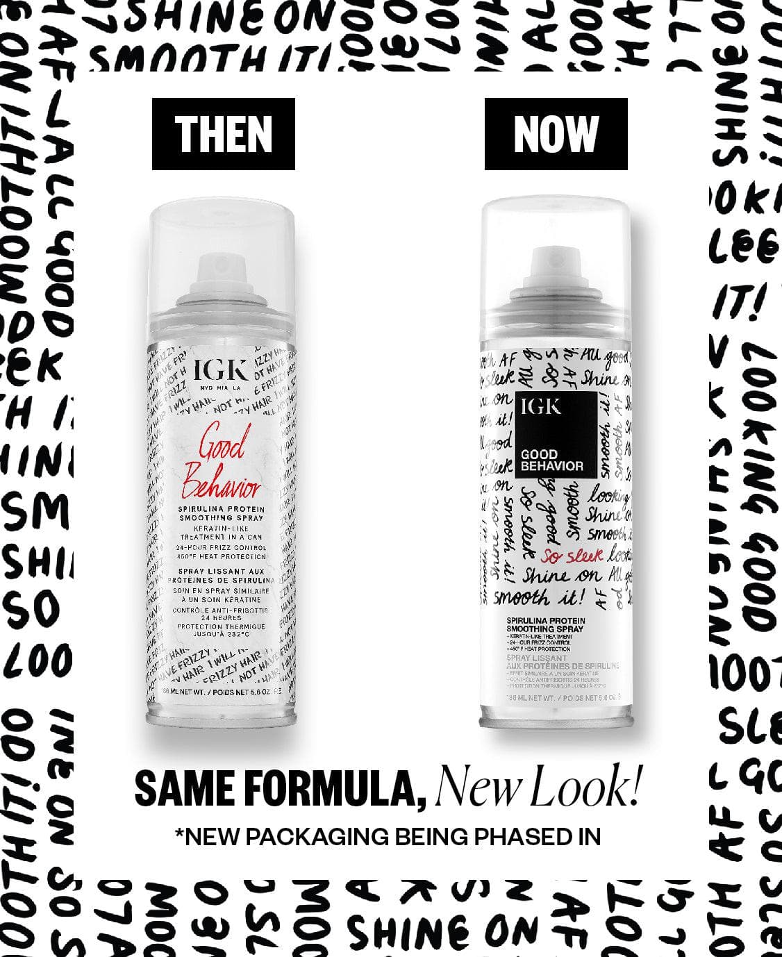 IGK Good Behavior - Spirulina Protein Smoothing Spray – IGK Hair