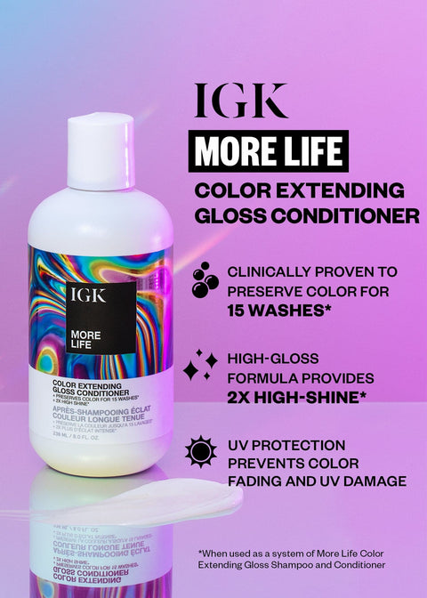 MORE LIFE SHAMPOO & CONDITIONER DUO – IGK Hair