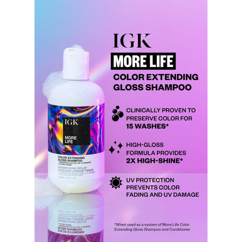 More Life Shampoo & Conditioner (Sh-Co) – IGK Hair